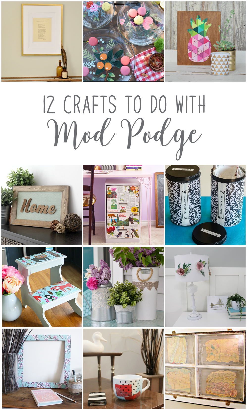 Easily Upcycling a Photo Frame with Mod Podge: #12MonthsofDIY – Sustain ...