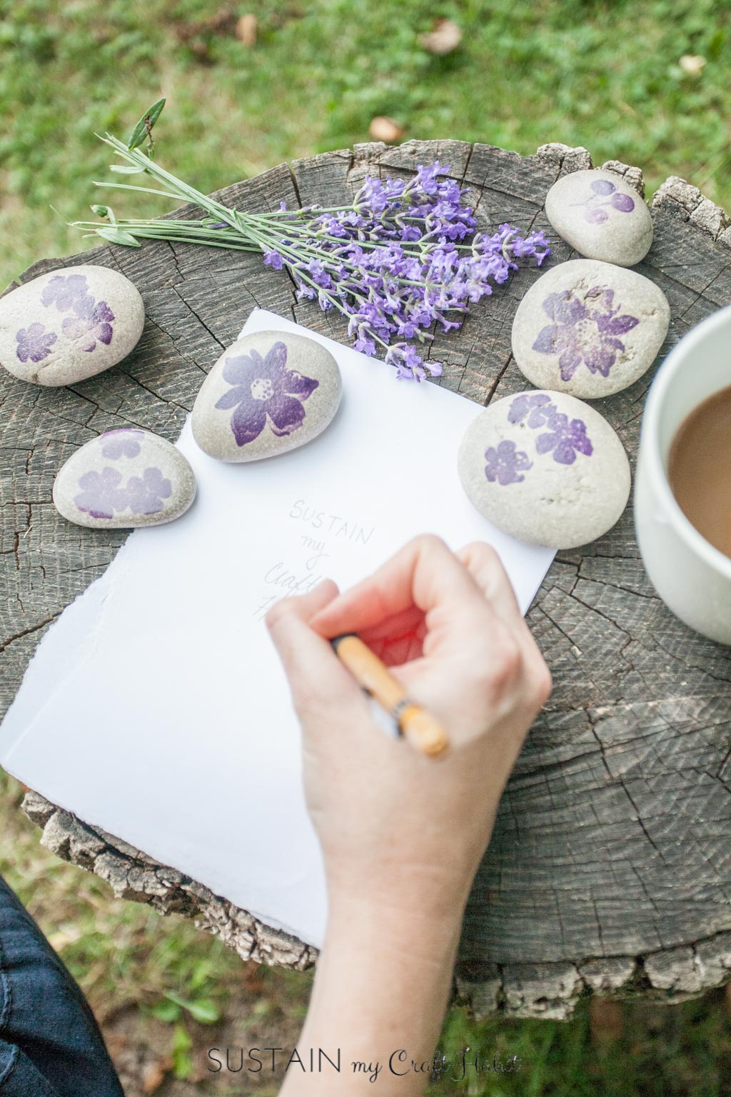 Dust Off Those Craft Supplies: DIY Stamped Rock Decor – Sustain My ...
