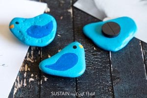 Turning Easy Painted Rocks into Picture Magnets – Sustain My Craft Habit