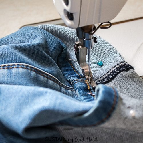 How to Hem Jeans with the Original Hem (Ultimate Guide!) – Sustain My ...