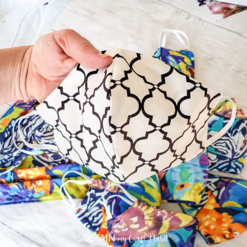 How to Make a Fitted Face Mask with FREE Pattern – Sustain My Craft Habit