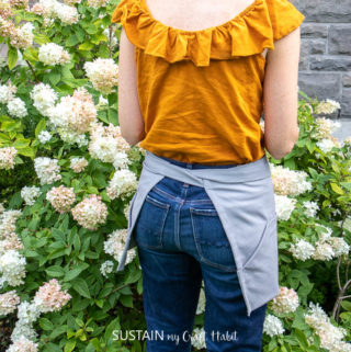 DIY Half Apron for Sewing (FREE pattern) – Sustain My Craft Habit