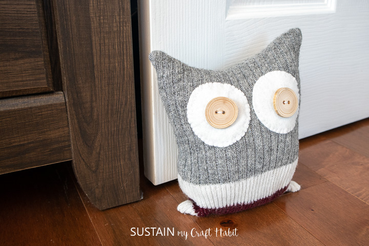 Upcycling Socks to Make a Homemade Door Stop – Sustain My Craft Habit