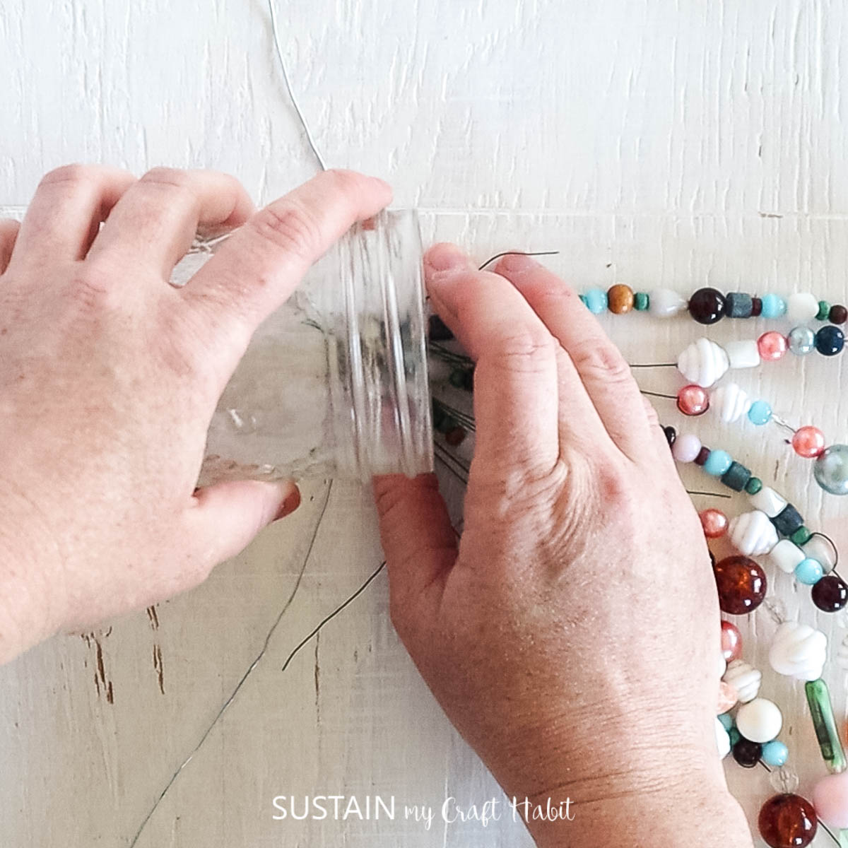 Mason Jar DIY Wind Chimes with Beads – Sustain My Craft Habit