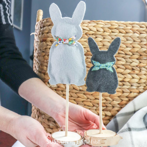 Felt Bunny Easter Decor – Sustain My Craft Habit