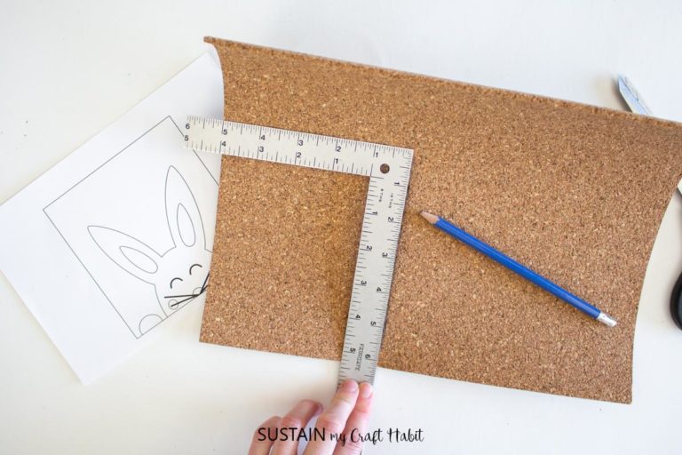 Framed Easter Bunny Craft Idea – Sustain My Craft Habit