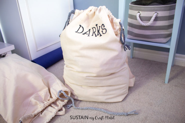 Hanging Laundry Bag Sewing Pattern – Sustain My Craft Habit