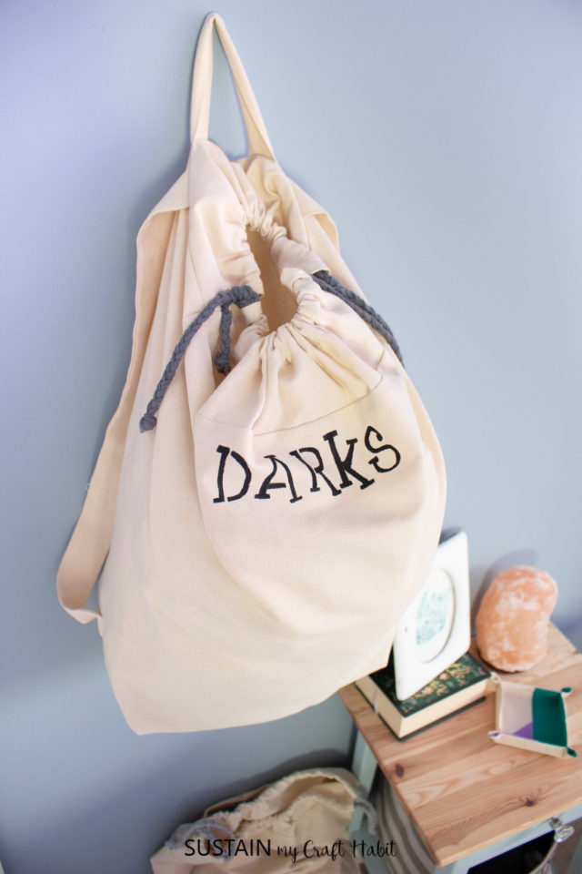 Hanging Laundry Bag Sewing Pattern – Sustain My Craft Habit