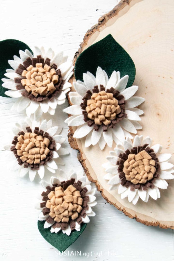 Gorgeous DIY Felt Sunflowers – Sustain My Craft Habit