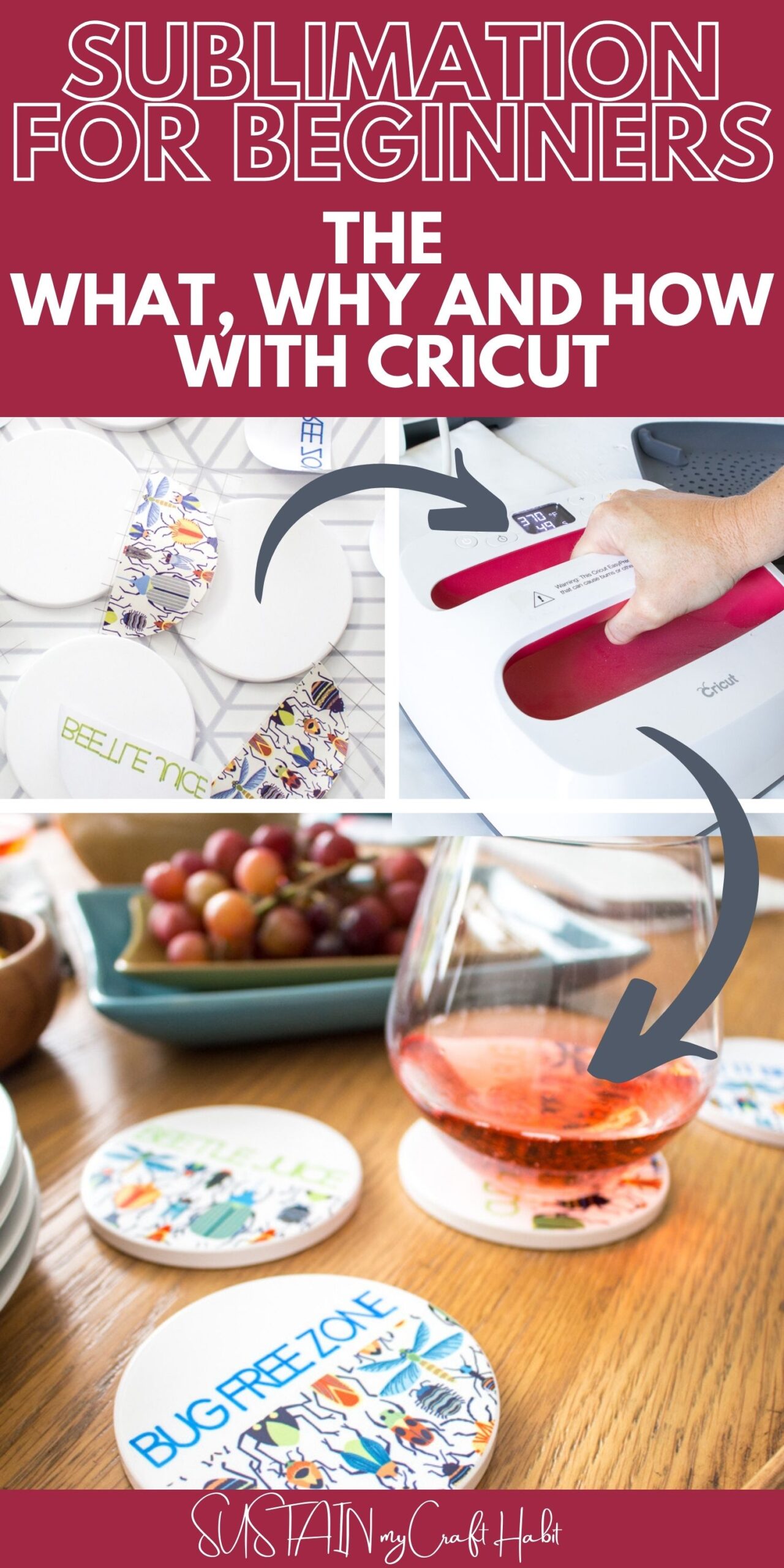 Sublimation for Beginners: The What, Why and How with Cricut – Sustain ...