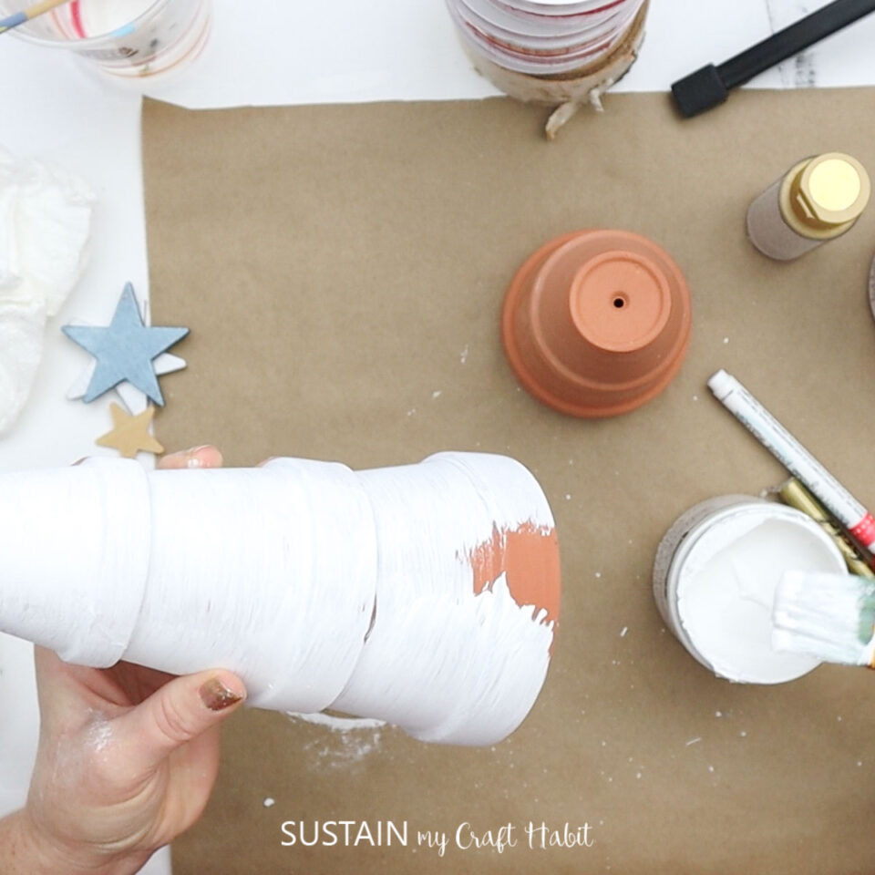 Scandinavian Inspired Stacked Terra Cotta Pot Trees – Sustain My Craft ...