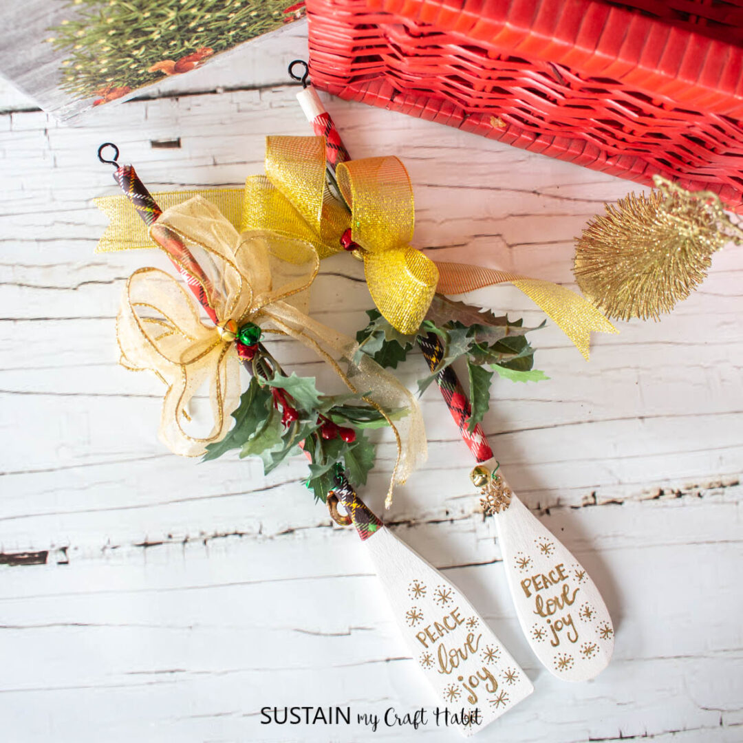 Upcycled Wooden Christmas Stocking Craft – Sustain My Craft Habit