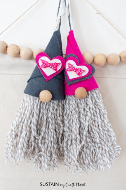 Making Sweetheart Gnomes for Valentine's Day – Sustain My Craft Habit