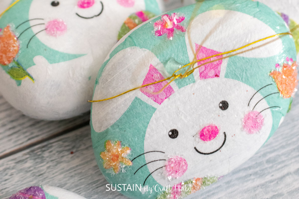 How to Decoupage a Rock with Dollar Store Napkins – Sustain My Craft Habit