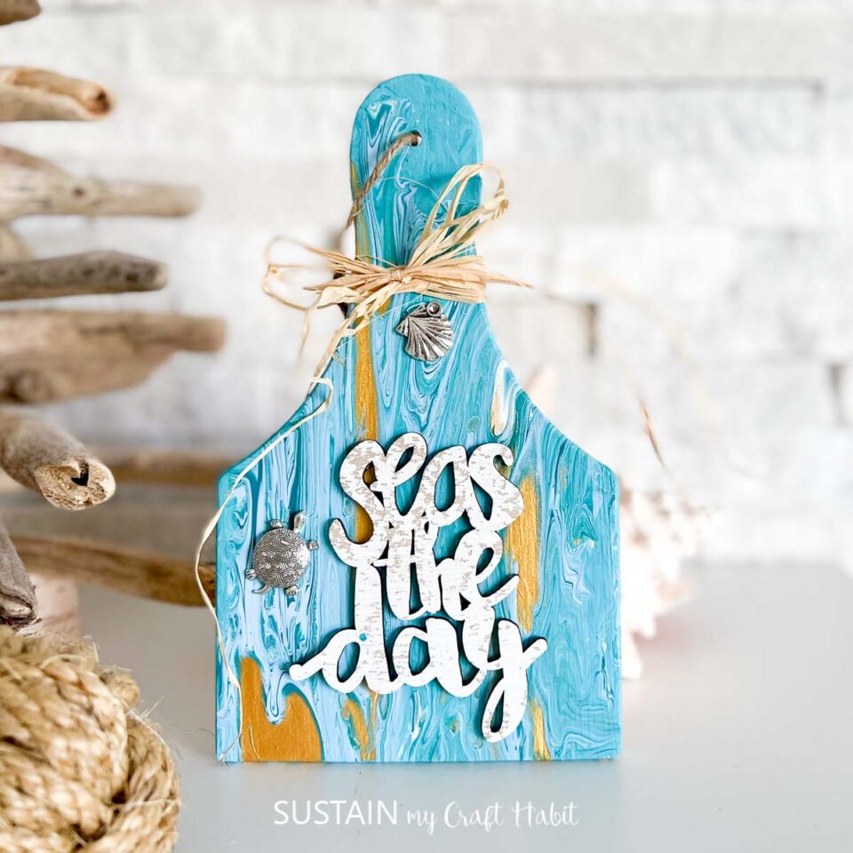 A Beachy Upcycled Treasure Box Craft – Sustain My Craft Habit