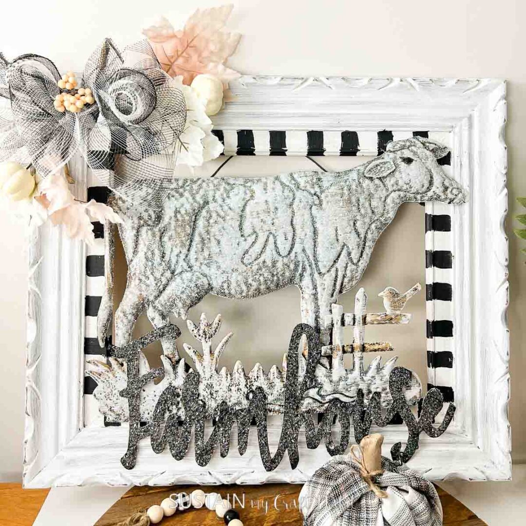 Upcycled Cookie Sheet Farmhouse Sign Craft – Sustain My Craft Habit