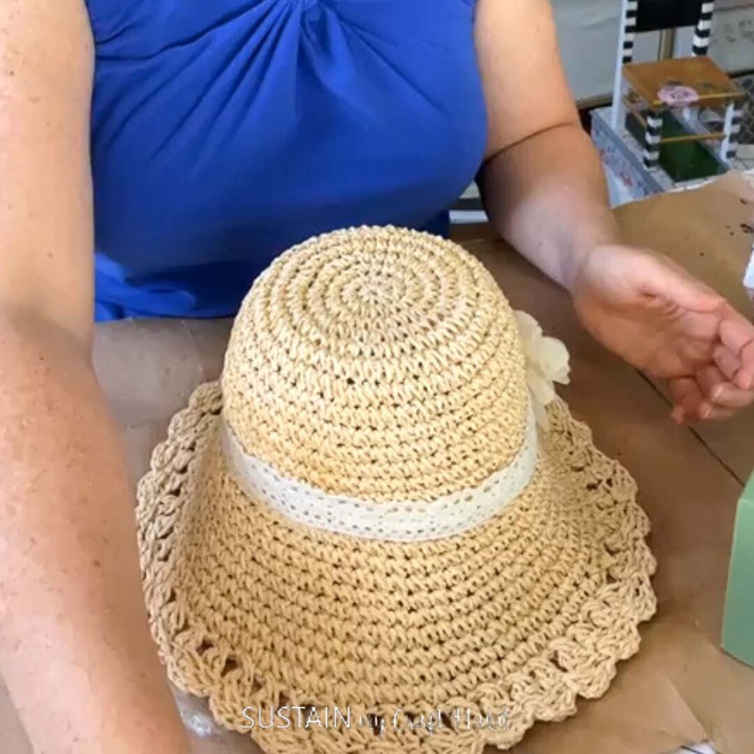 Straw Hat Craft with Dried Lavender – Sustain My Craft Habit