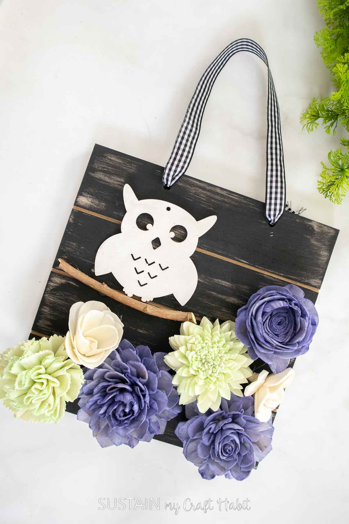 A Halloween Craft with Sola Wood Flowers – Sustain My Craft Habit