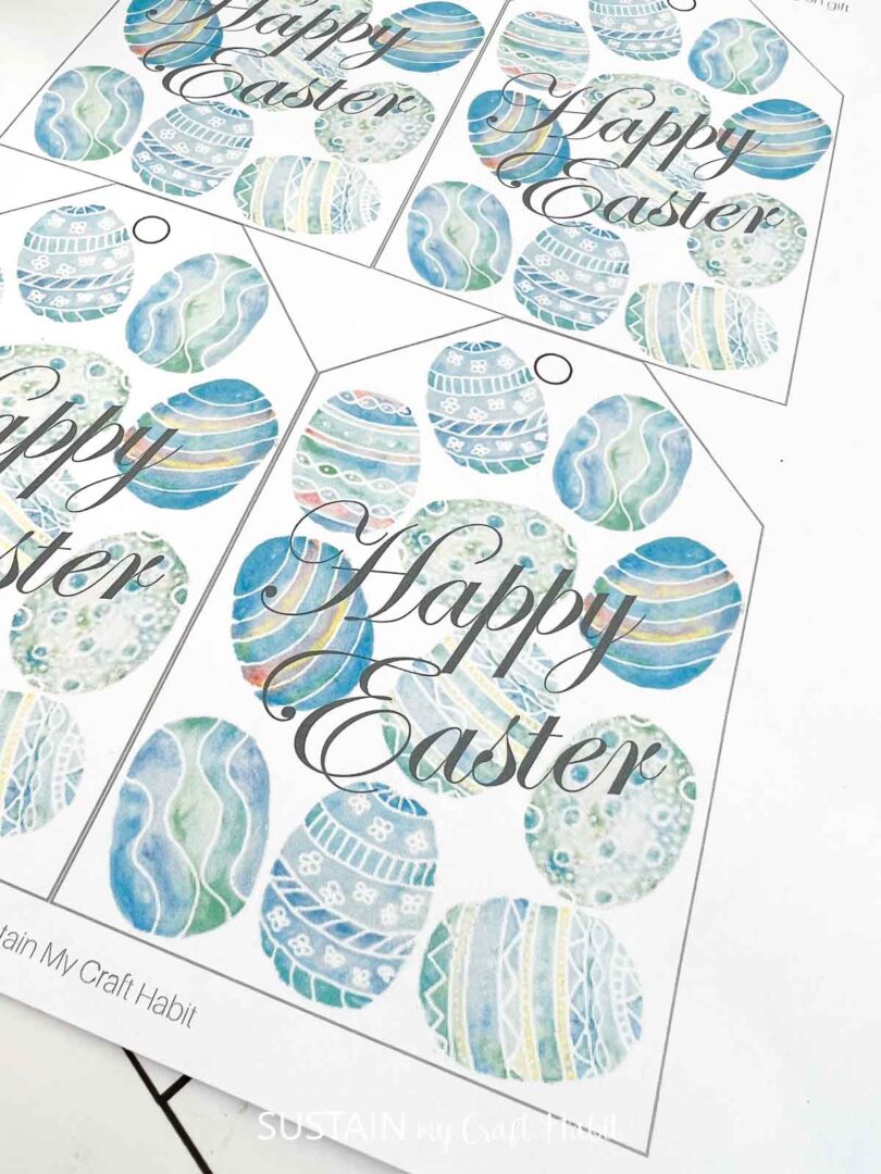Egg-cellent Easter Gift Tags - Free Printable – Sustain My Craft Habit