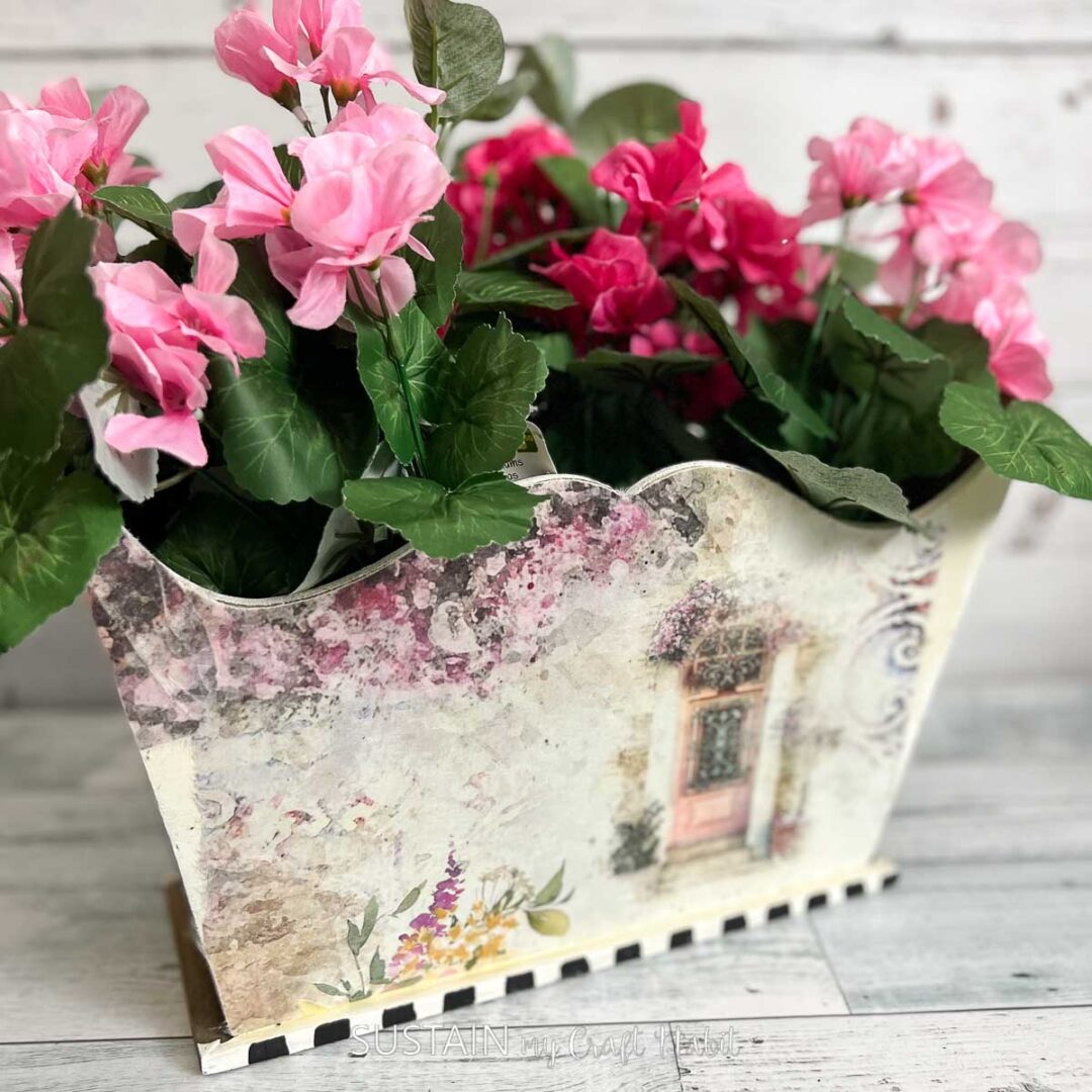 Rustic Farmhouse Spring Decor Idea – Sustain My Craft Habit
