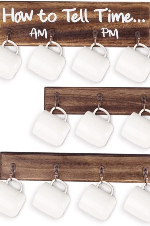 24 Creative Coffee Mug Storage Ideas (to make or buy) – Sustain My ...