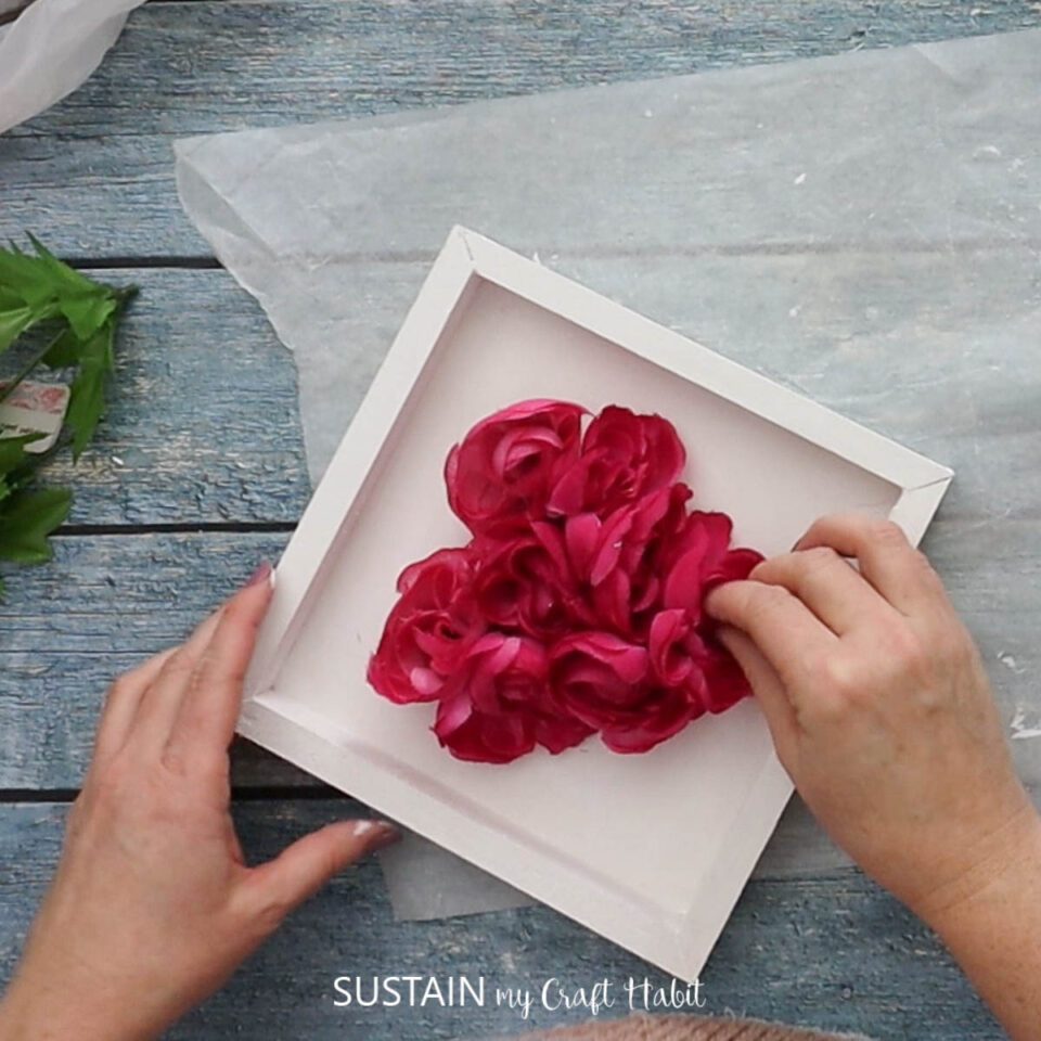 A Lovely Rose Petal Craft Idea