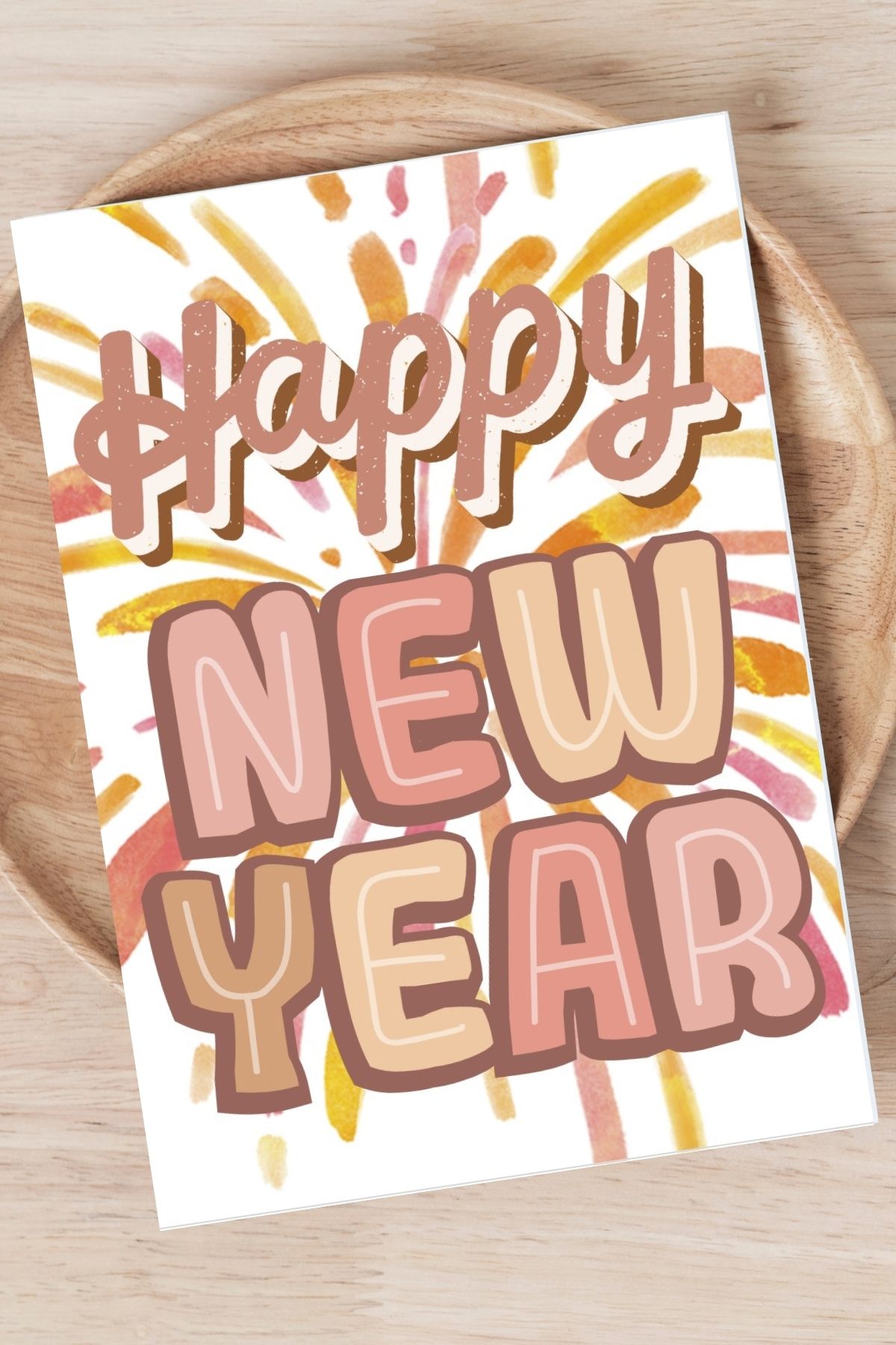 4 Free Printable Happy New Year Cards (for 2024) – Sustain My Craft Habit