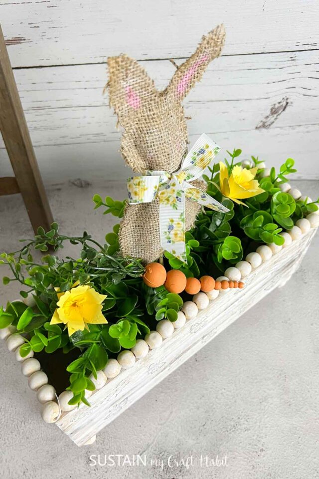 Rustic Farmhouse Spring Decor Idea – Sustain My Craft Habit