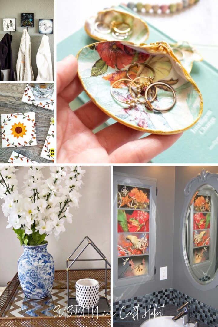60 of the Best Decoupage Ideas – Sustain My Craft Habit