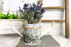 How to Decoupage on Metal Surfaces – Sustain My Craft Habit