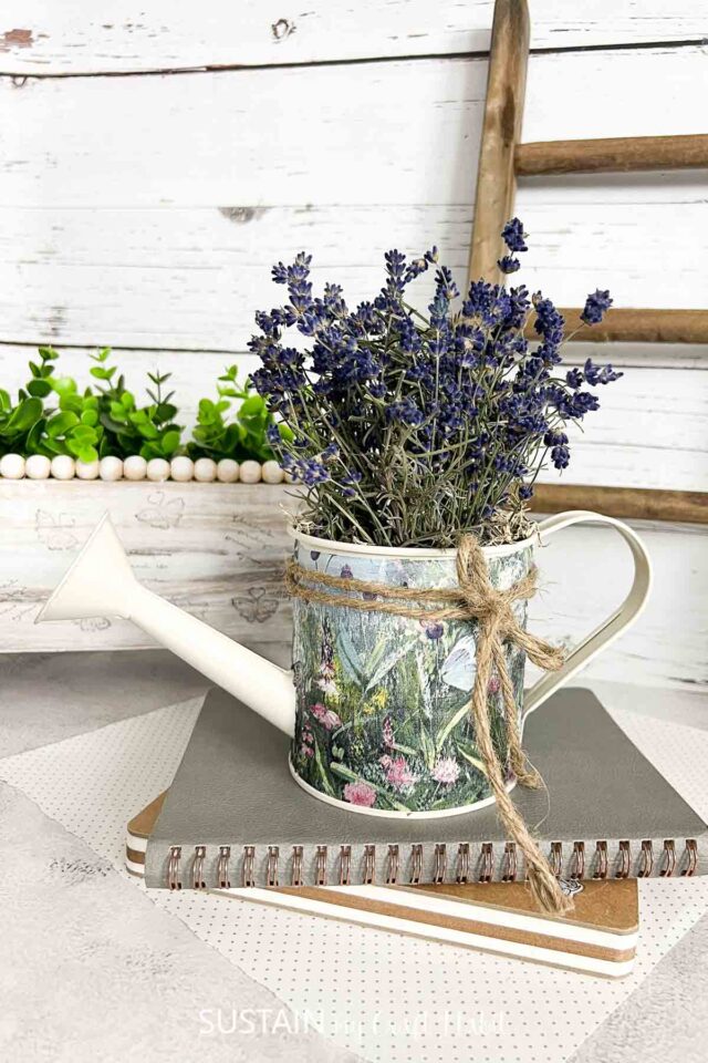 How to Decoupage on Metal Surfaces – Sustain My Craft Habit