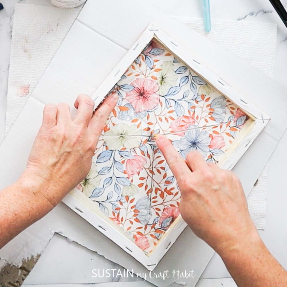 How to Make a Busted Canvas Craft – Sustain My Craft Habit