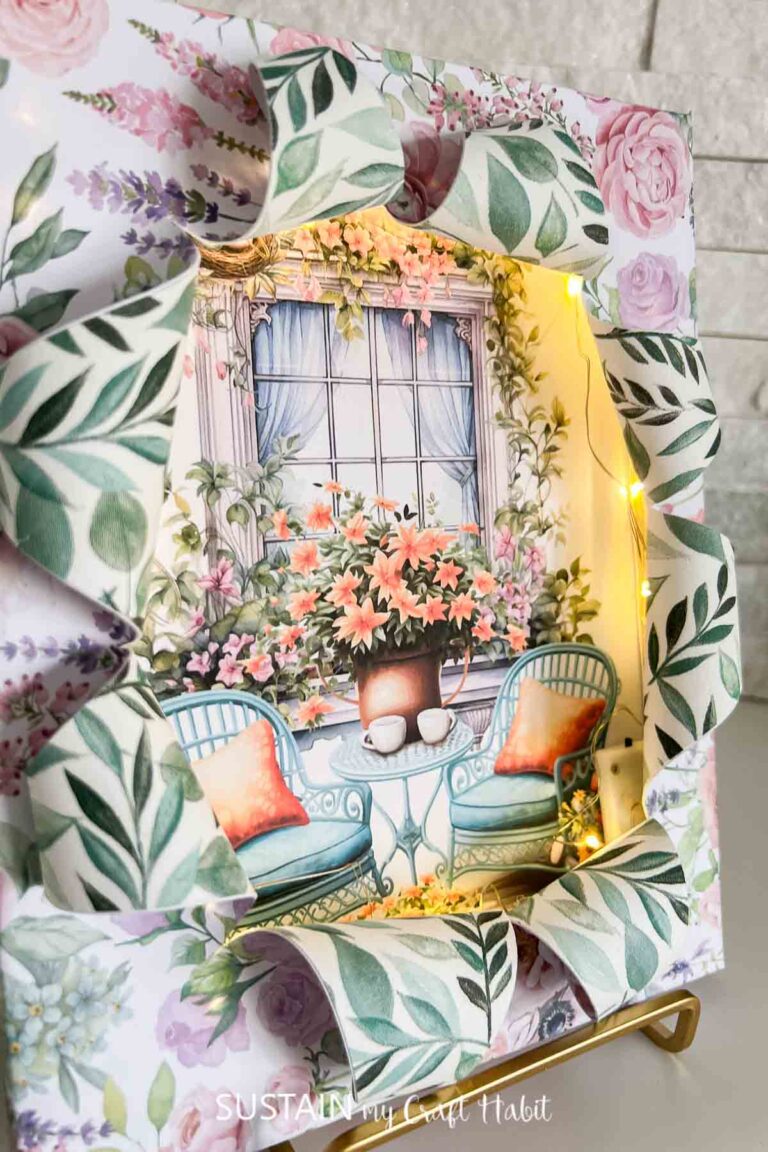 Busted Canvas Tutorial with Lights – Sustain My Craft Habit