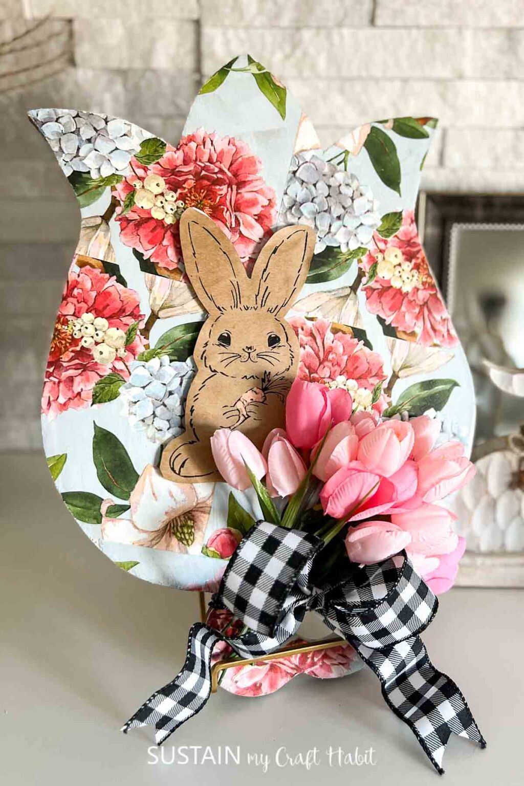 Upcycled Tulip Board with Decoupage – Sustain My Craft Habit