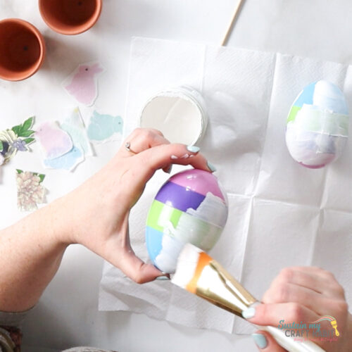 Easter Egg Topiary Craft Idea – Sustain My Craft Habit