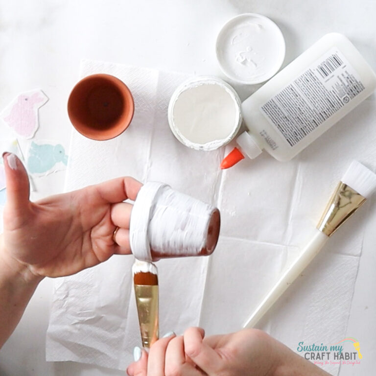 Easter Egg Topiary Craft Idea – Sustain My Craft Habit