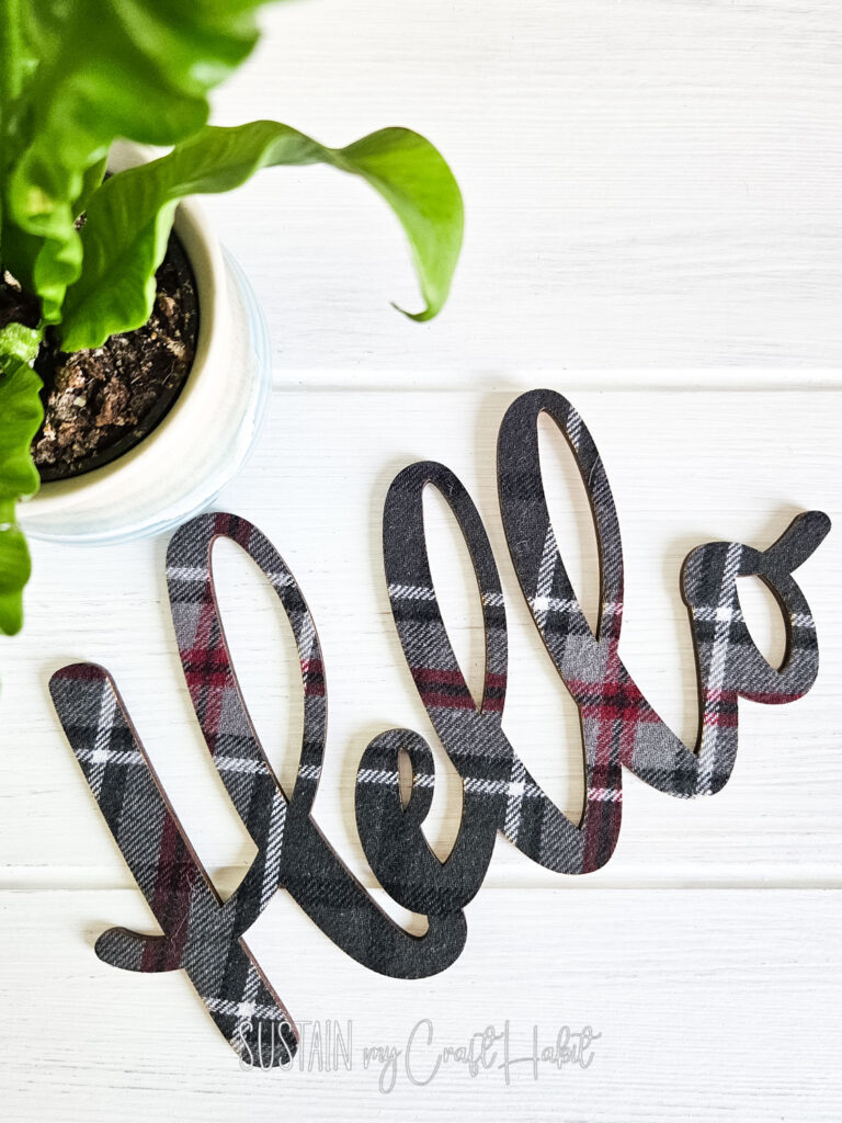 DIY Fabric Covered Wood Sheets for Laser Cutting – Sustain My Craft Habit