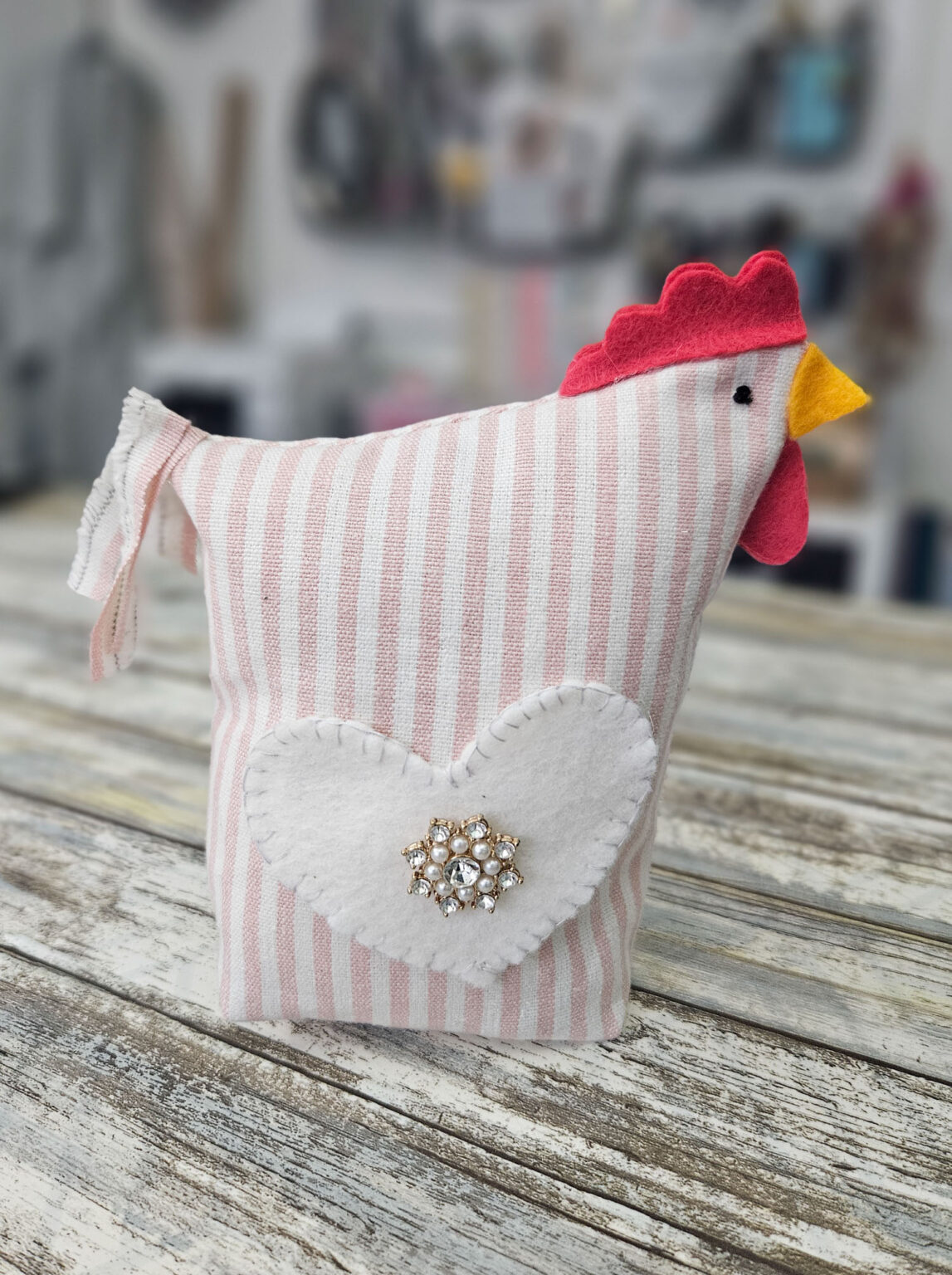 Scrap Fabric Chicken Craft – Sustain My Craft Habit